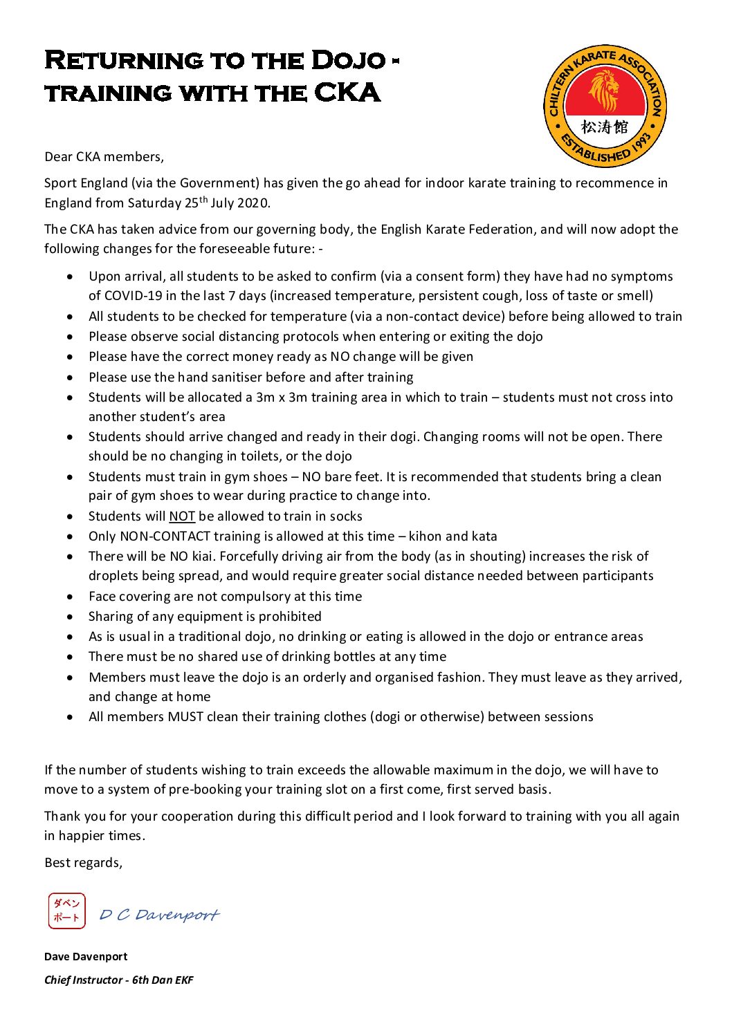 Dojo_Return - Chiltern Karate Association (new)